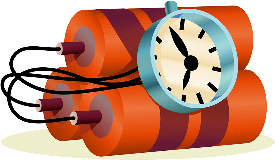 Clip Art Transparent Library Explosion Threat Illustration - Time Bomb ...
