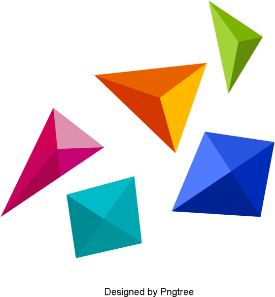 Colorful Geometric Shape Pattern, Bright Colors, Geometry, - Triangle ...