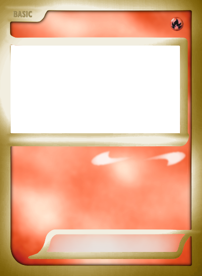 Download Pokemon Card Template Fire | Transparent PNG Download | SeekPNG