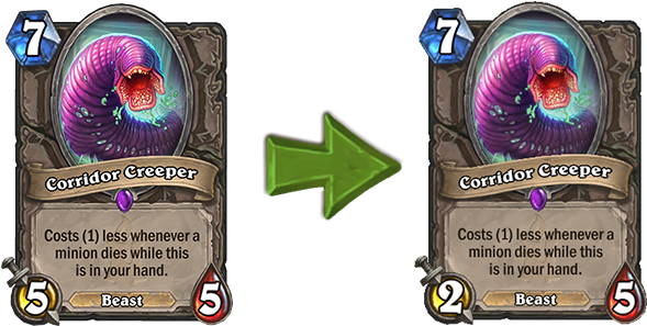 Card Nerf - Corridor Creeper - Card Discussion - Hearthstone - Corridor ...