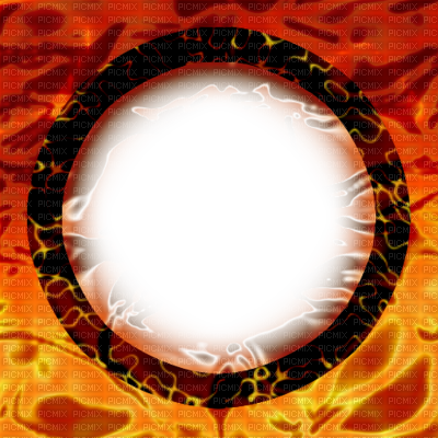 Download Round Circle Frame - Fire Circle Frame Png | Transparent PNG ...