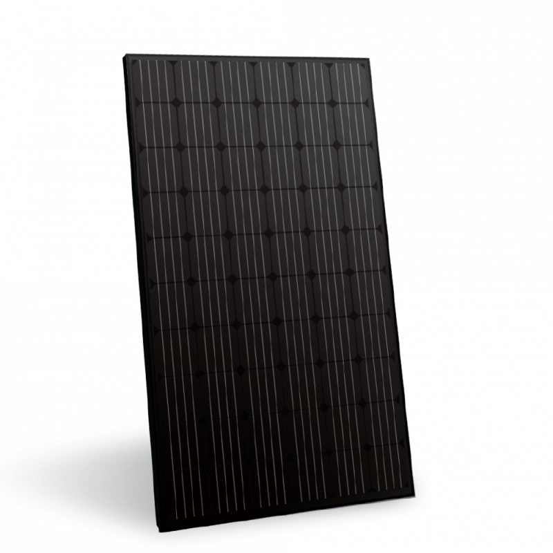 280 Watt Solar Panel Full Black - Slope (800x800), Png Download