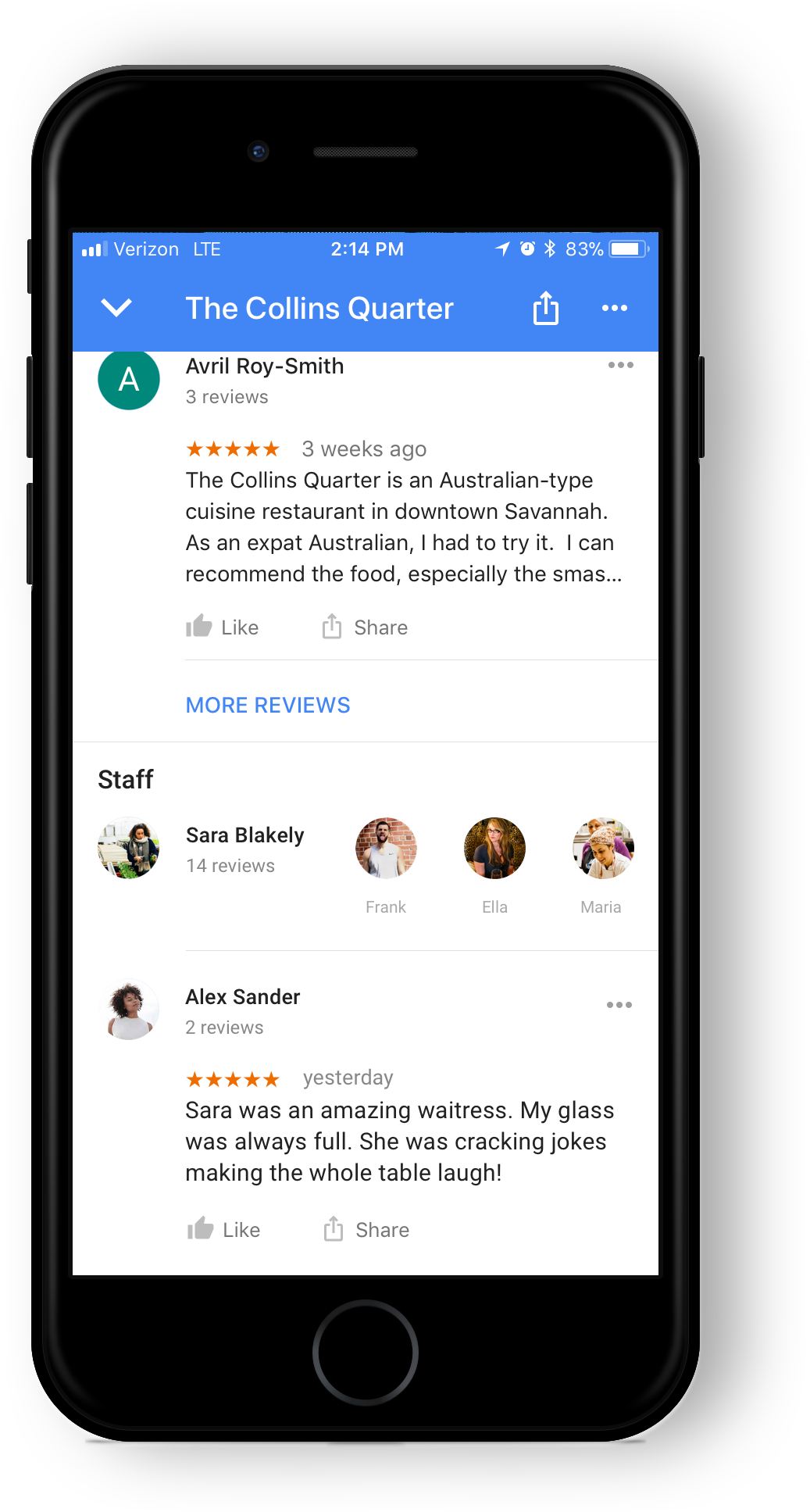 Google Review Page - Iphone (1448x2626), Png Download