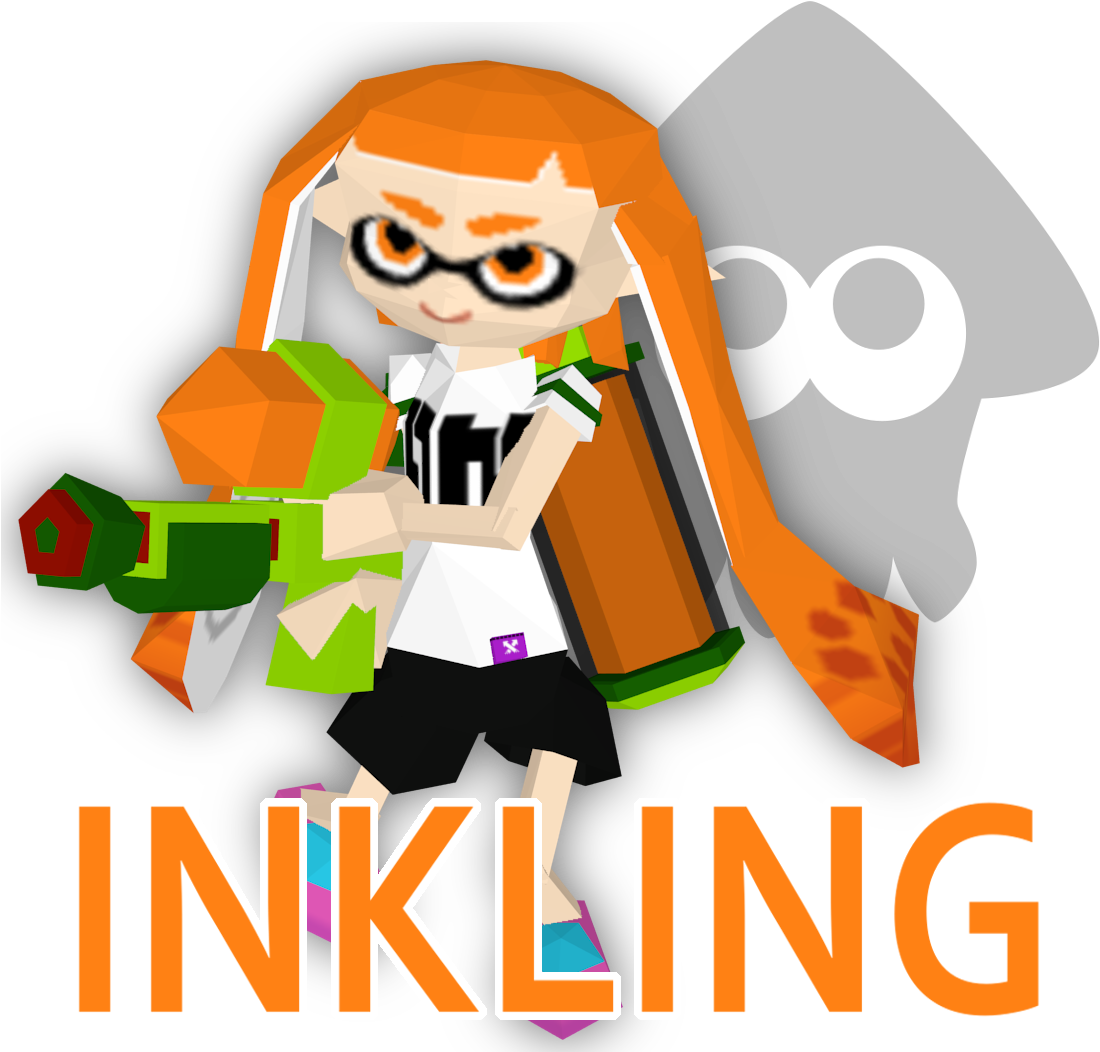 Inkling, Fighter - Cartoon (1155x1080), Png Download
