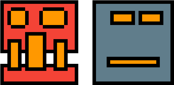 Geometry Dash Skins (1200x1200), Png Download