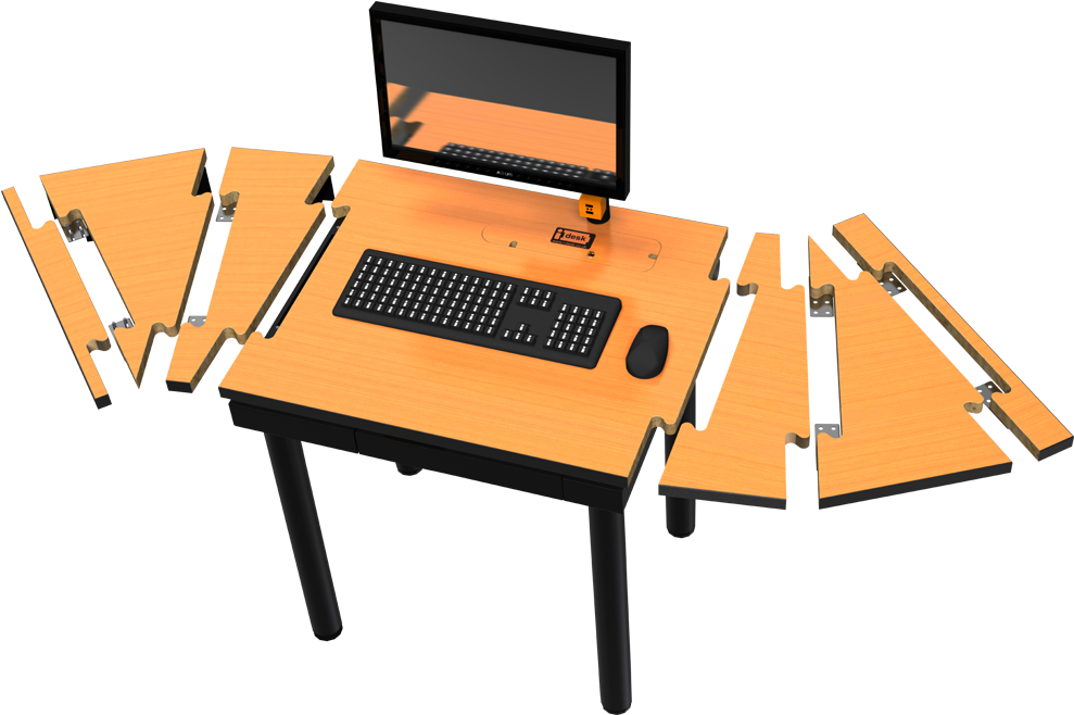 Computer Desk (1000x749), Png Download
