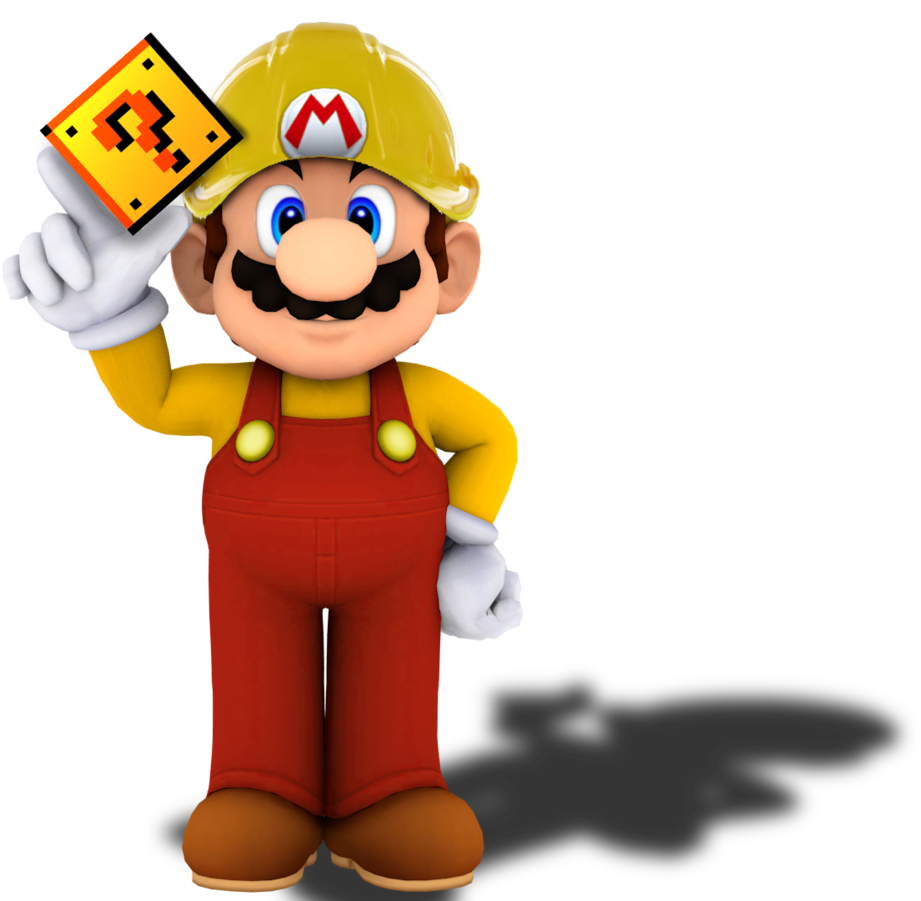 Mario Maker Png - Super Mario Maker Mario (1600x900), Png Download