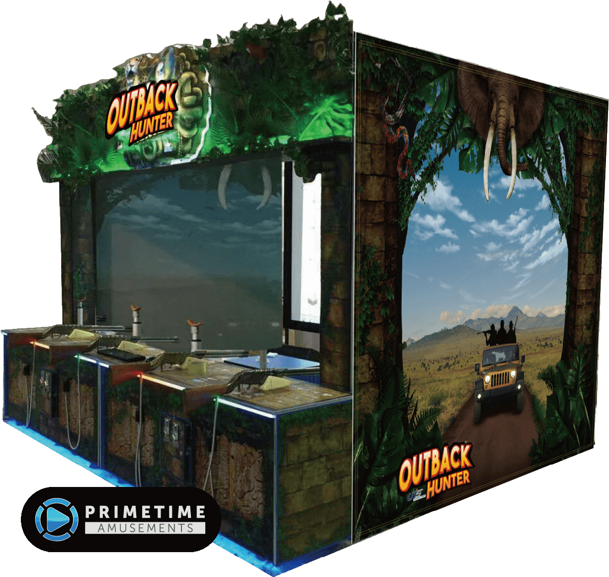 Outback Hunter / Dino Invasion Video Shooting Gallery - Dinosaur Hunter ...