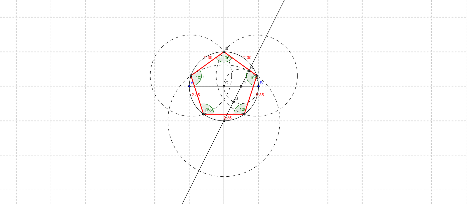 Here I Am Showing Three Different Types Of Pentagon - Circle (1600x701 ...