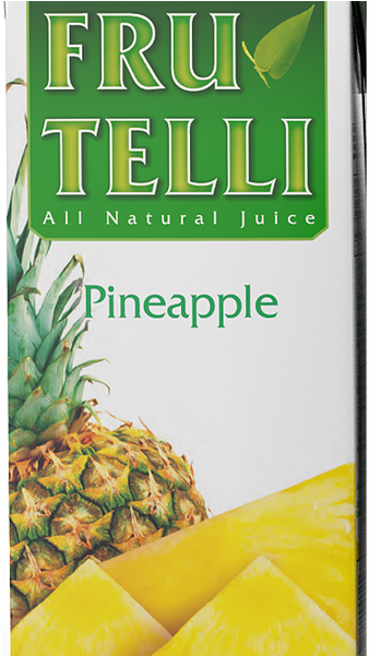 Frutelli Pineapple 1l - Poster (514x600), Png Download