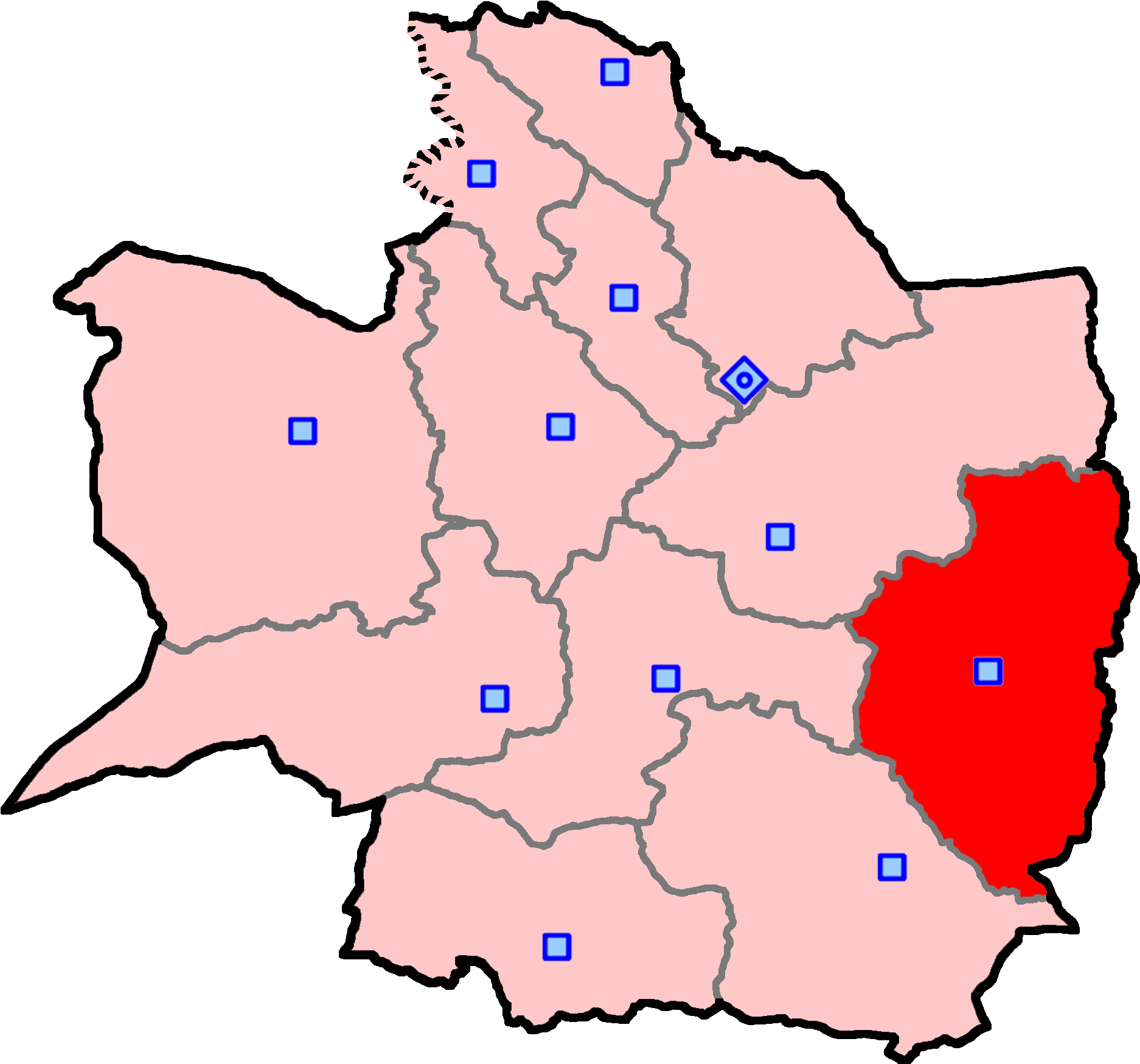 Torbat-e Jam Constituency - Map (2000x1859), Png Download