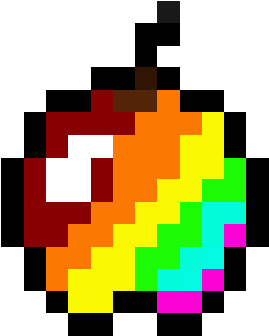 Minecraft Rainbow Apple