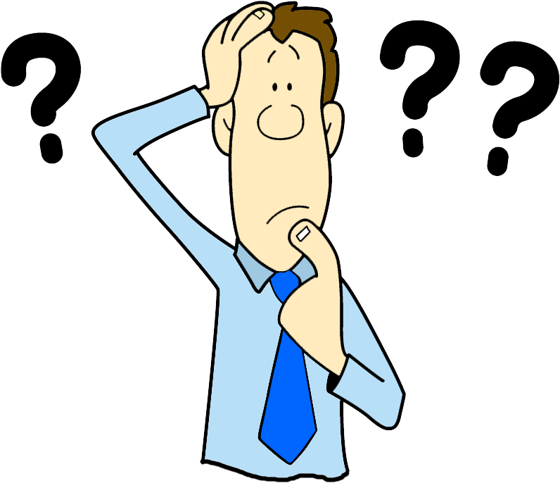 Confused Man Png Clip Art Transparent - Confused Man Clipart Png ...