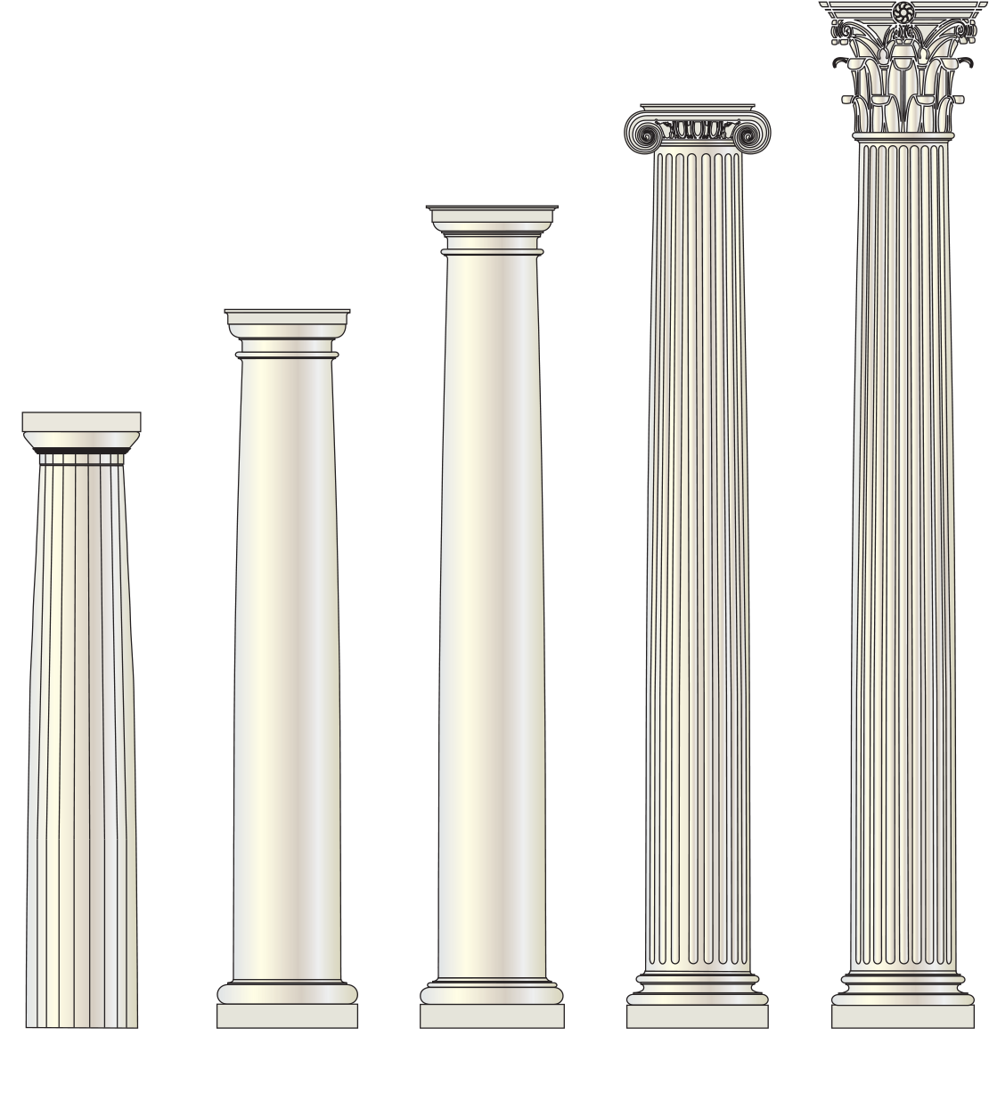 Column Transparent Image - Tuscan Column Png (1109x1234), Png Download