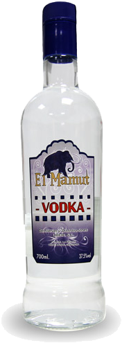 Vodka “mamut” 700 Ml - Водка Мамут (287x494), Png Download