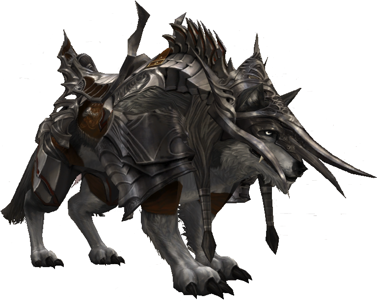 Dire Wolf In Armor (787x623), Png Download