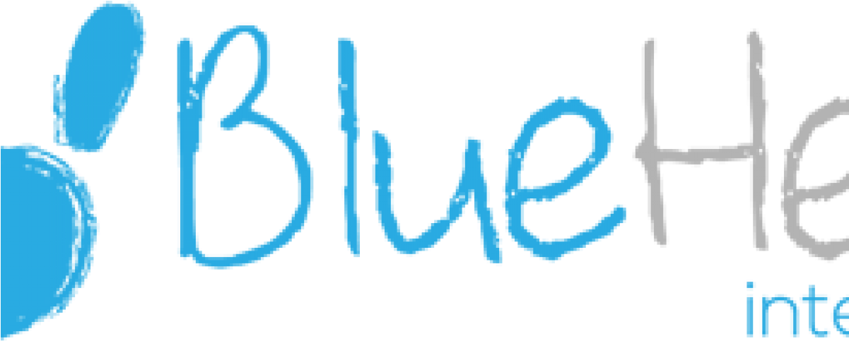 Blue Heart Classic - Calligraphy (1200x700), Png Download