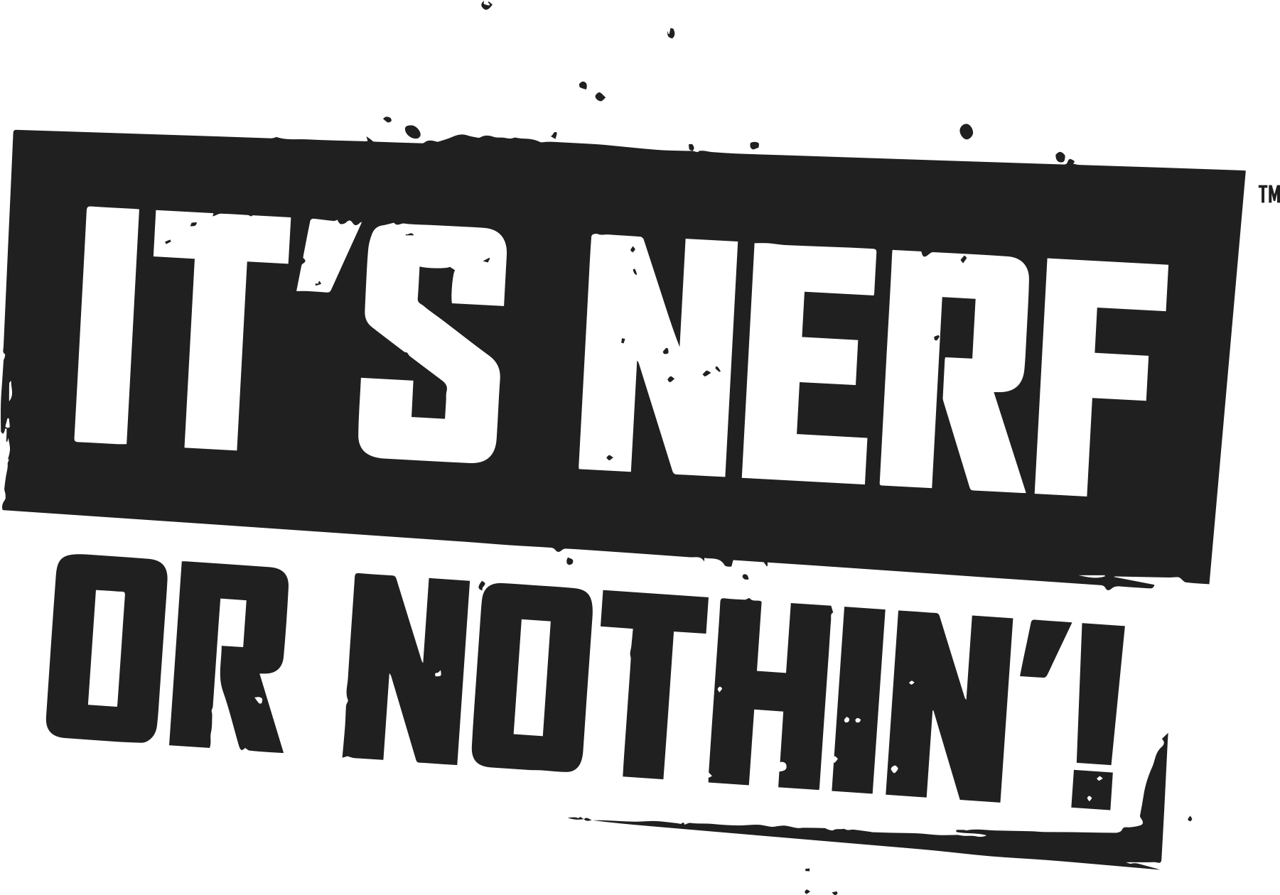 Its Nerf Or Nothing - Poster (1862x1314), Png Download