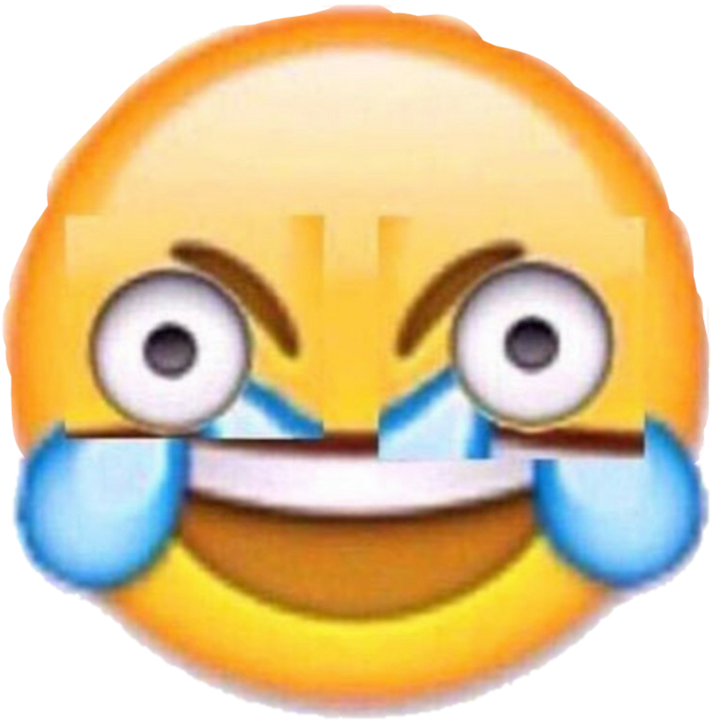 #dank #meme #emoji #lmao #deep #fried - Mlg Laughing Emoji Png ...
