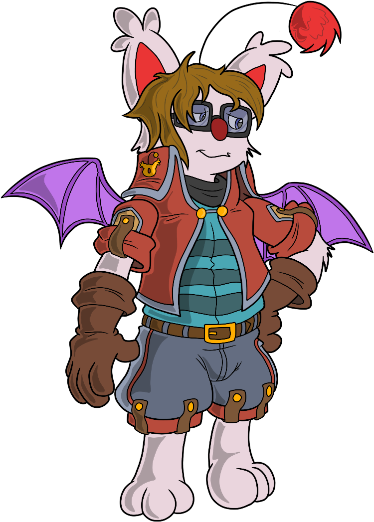 Download Commission - Moogle - Cartoon | Transparent PNG Download | SeekPNG