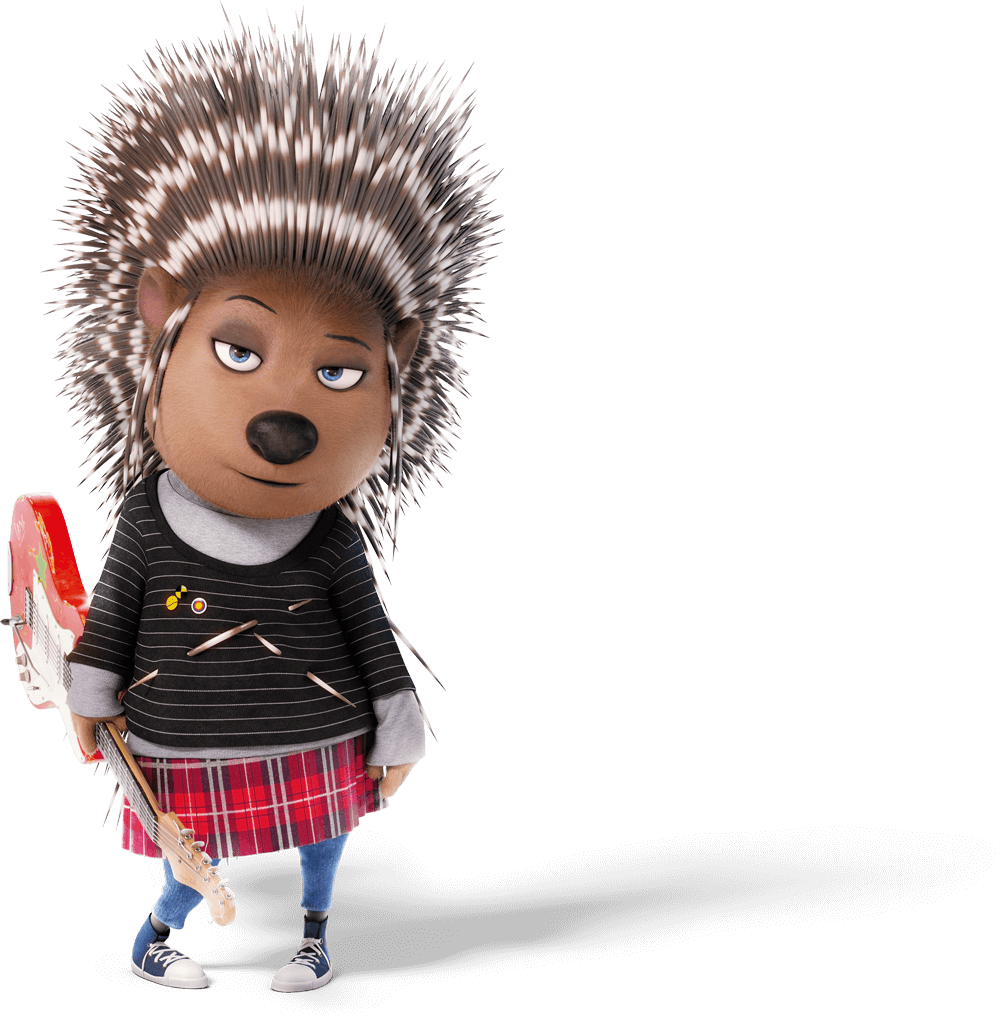 Download Sing From Ash - Girl Porcupine In Sing | Transparent PNG ...
