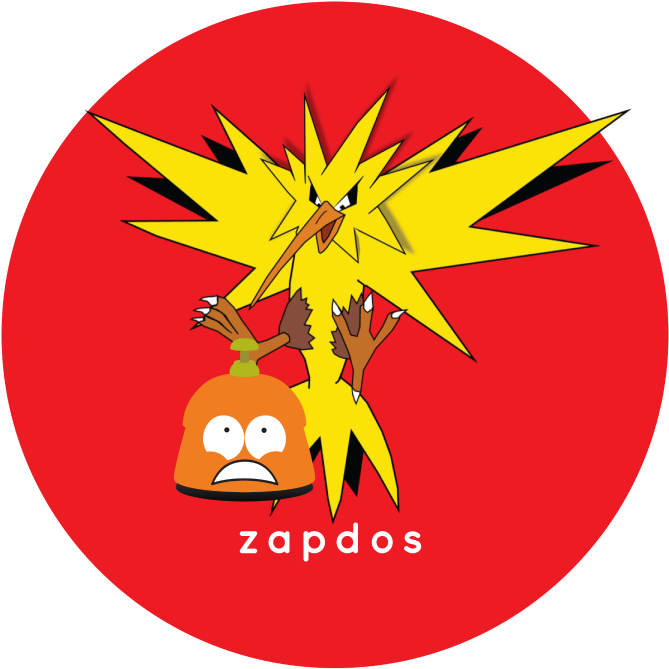 Zapdos - Cartoon (800x800), Png Download