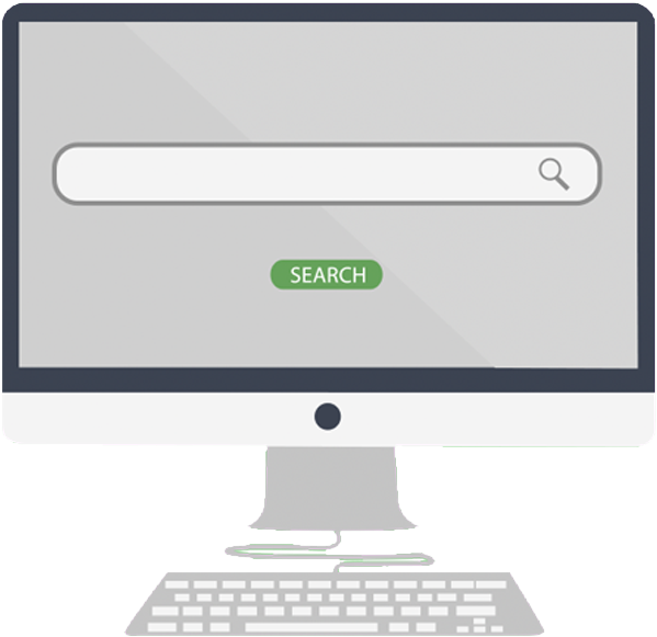 Computer Search Icon - Computer Monitor (800x800), Png Download