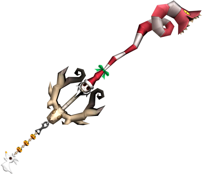 For This Little Nightmare Before Christmas Themed Keyblade, - Decisive ...