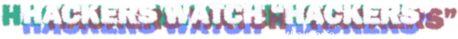 Download Hackers Watch "hackers" - Calligraphy | Transparent PNG ...
