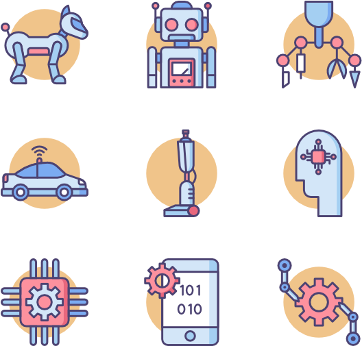 Robotics - Cartoon (600x564), Png Download