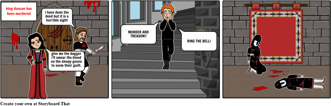 Macbeth Part - Cartoon (1164x385), Png Download