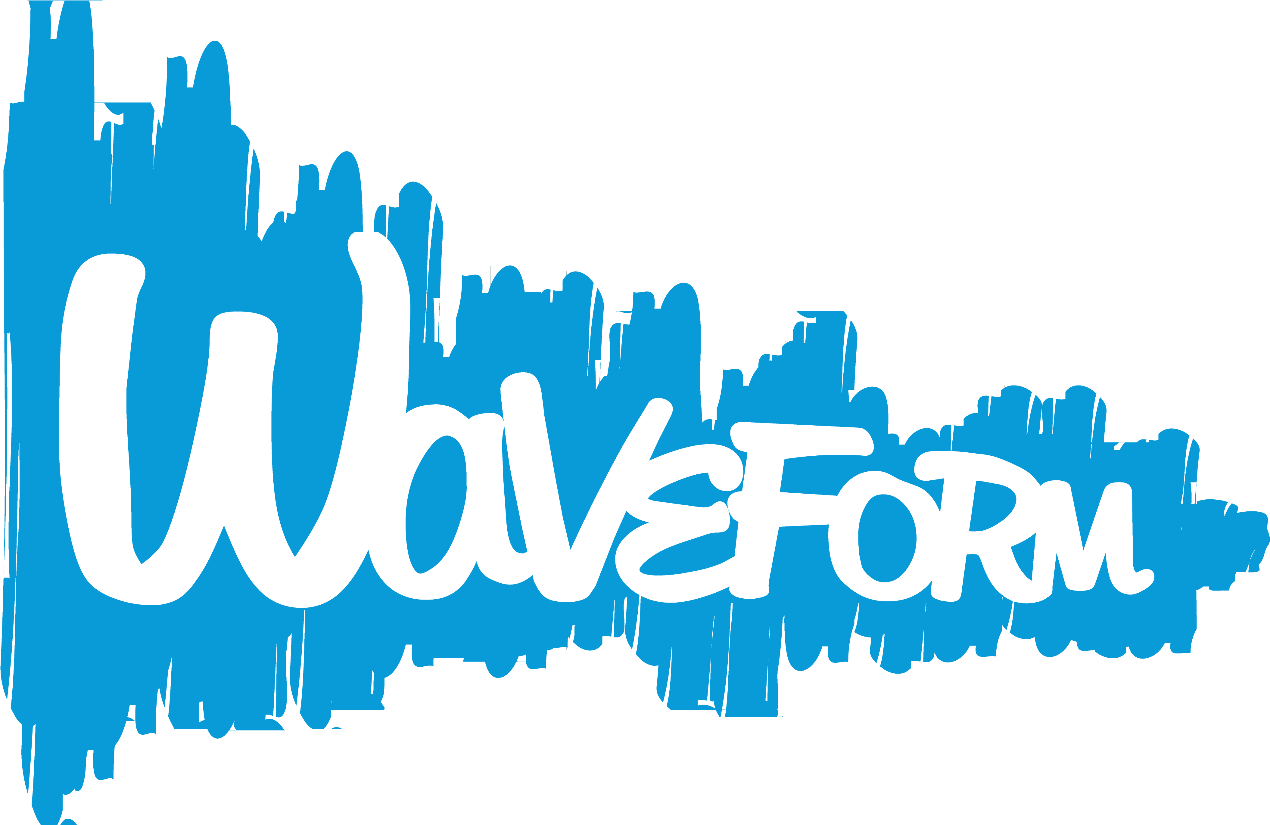 Waveform - Calligraphy (4357x3000), Png Download