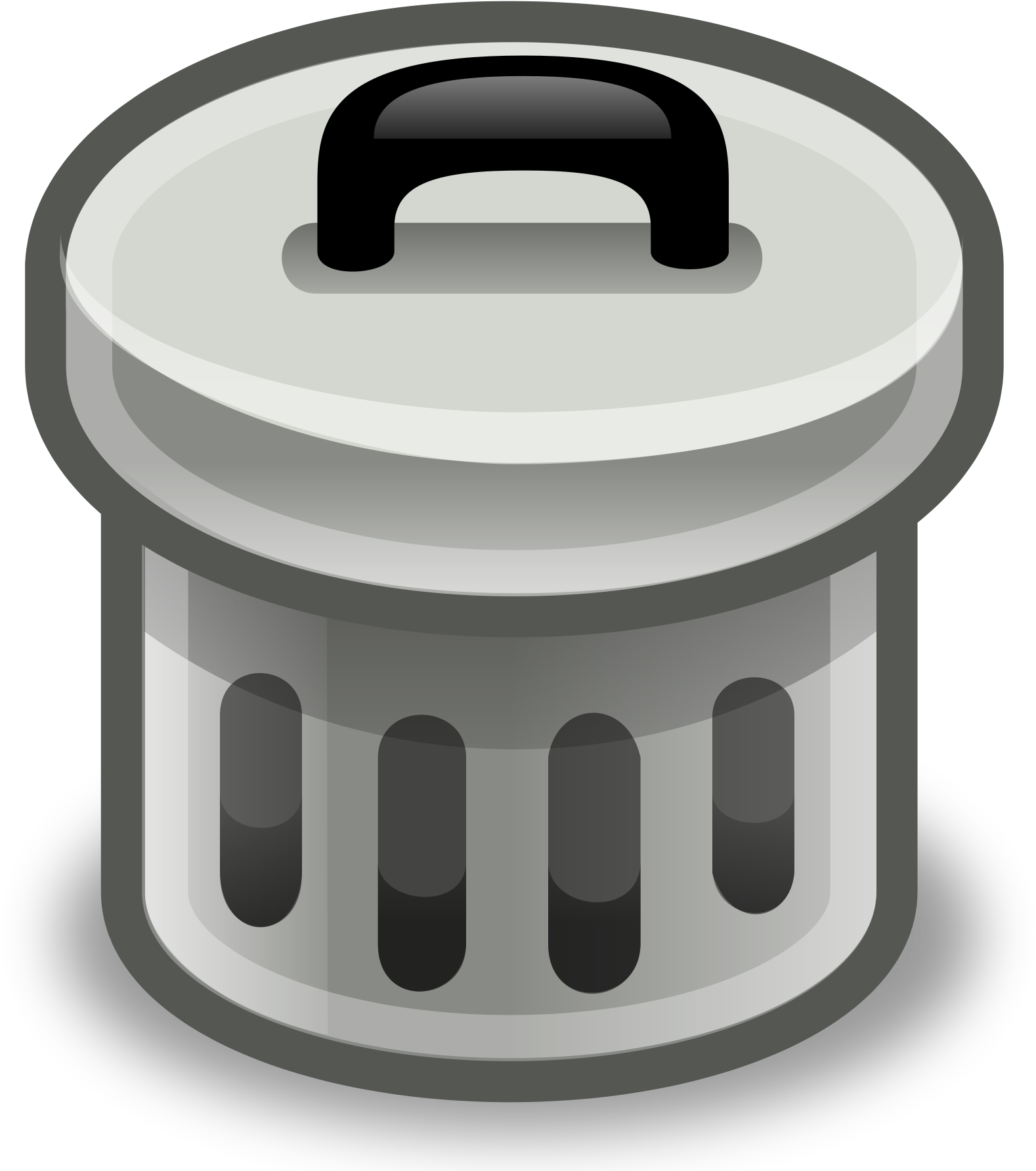 Open - Trash Can Icon Gif (2000x2000), Png Download