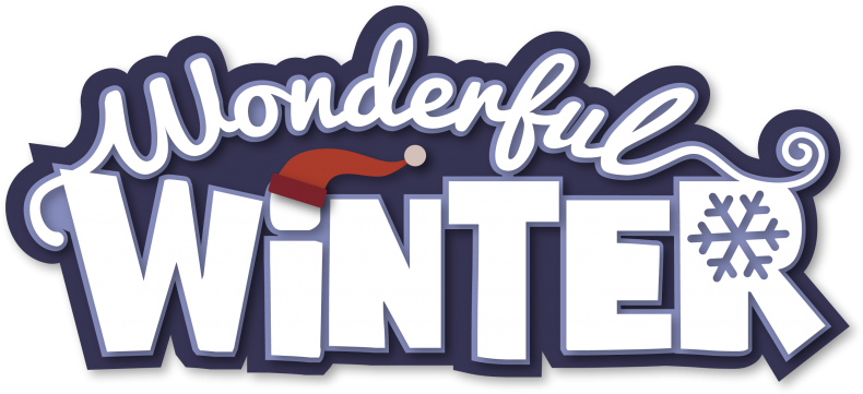 Wonderful Winter Word Art - Signage (800x372), Png Download