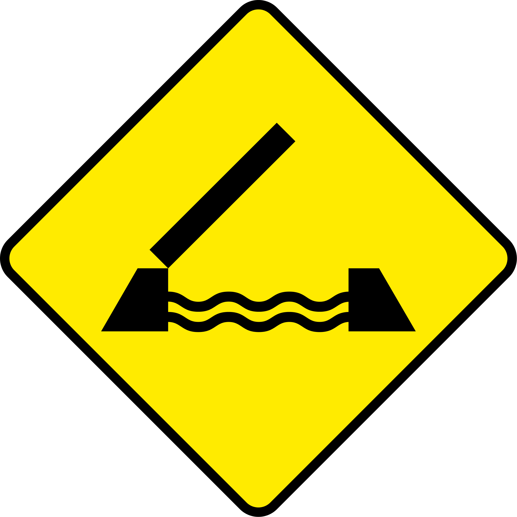Caution Sign - Caution Traffic Sign (900x900), Png Download