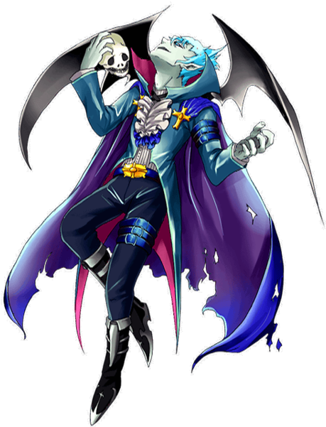 Blue Vampire Transparent - Rpg Character Png Vampire (480x640), Png ...
