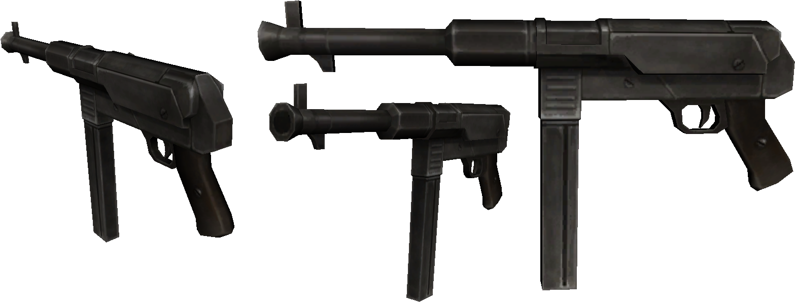Download Uber Sub-machine Gun - Submachine Gun | Transparent PNG ...