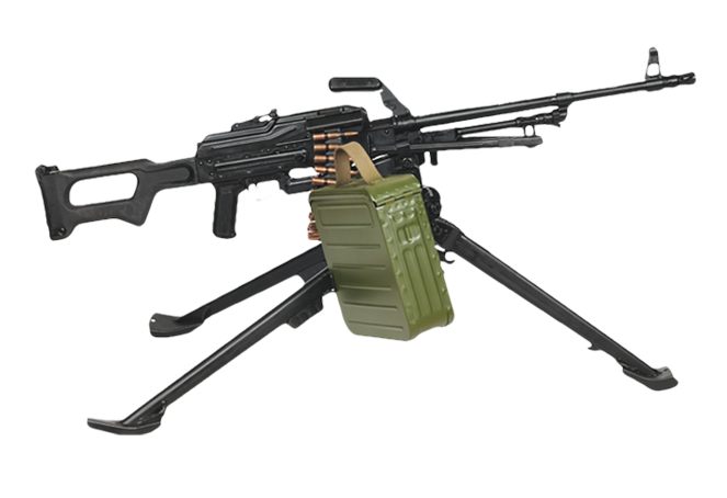 Machine Gun Png - Pkm (700x500), Png Download