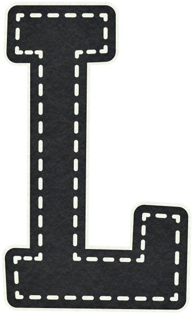 Letras Mayúsculas Para Imprimir De Color Negro Abc - Letras Negras Para ...