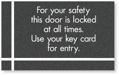 Download Use Key Card All Sign Systems - Label | Transparent PNG ...