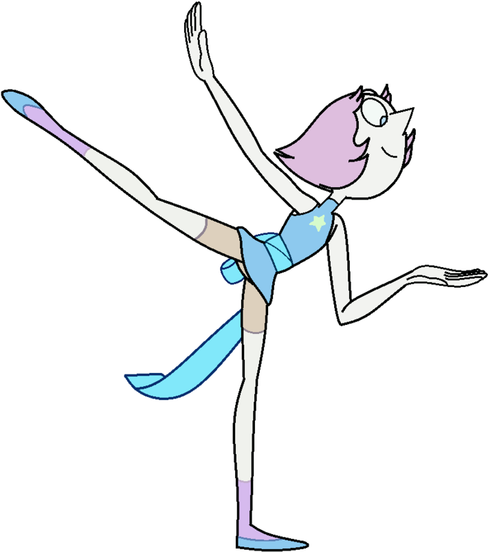 Pearl Dancing - Pearl Steven Universe Vector (839x952), Png Download