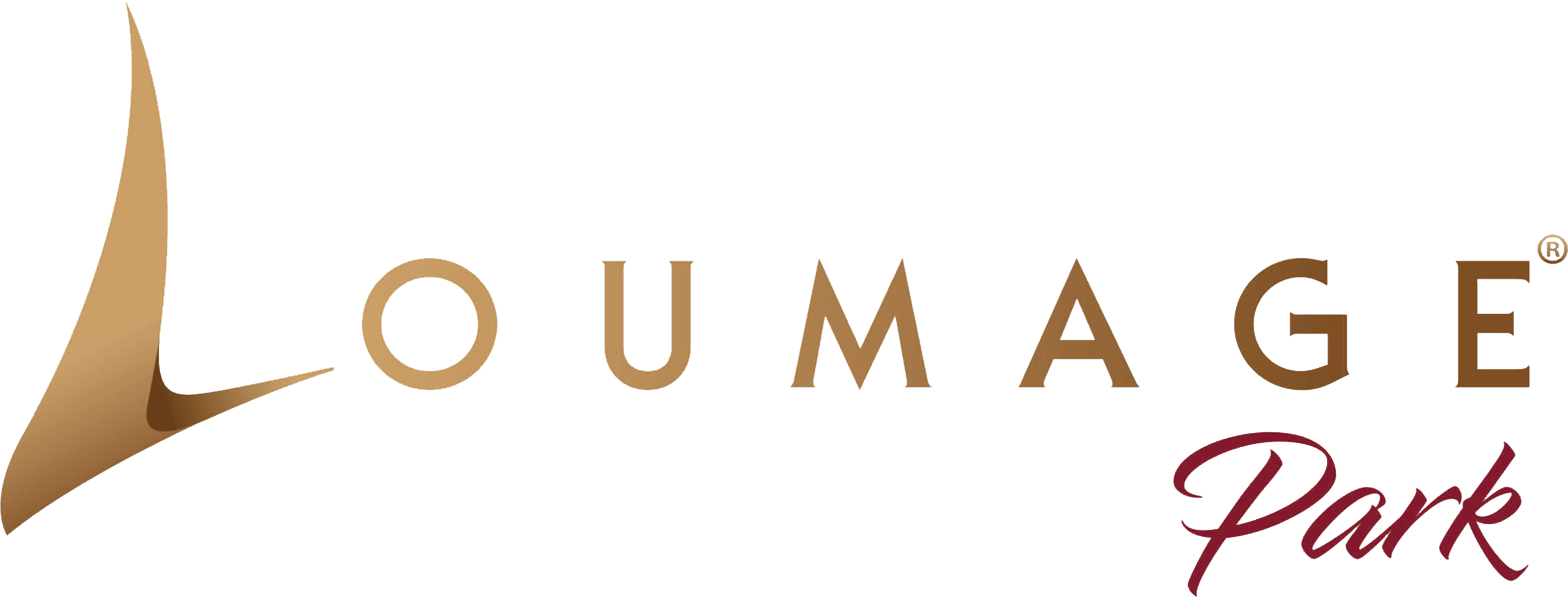 Loumage Park - Tan (3176x1210), Png Download