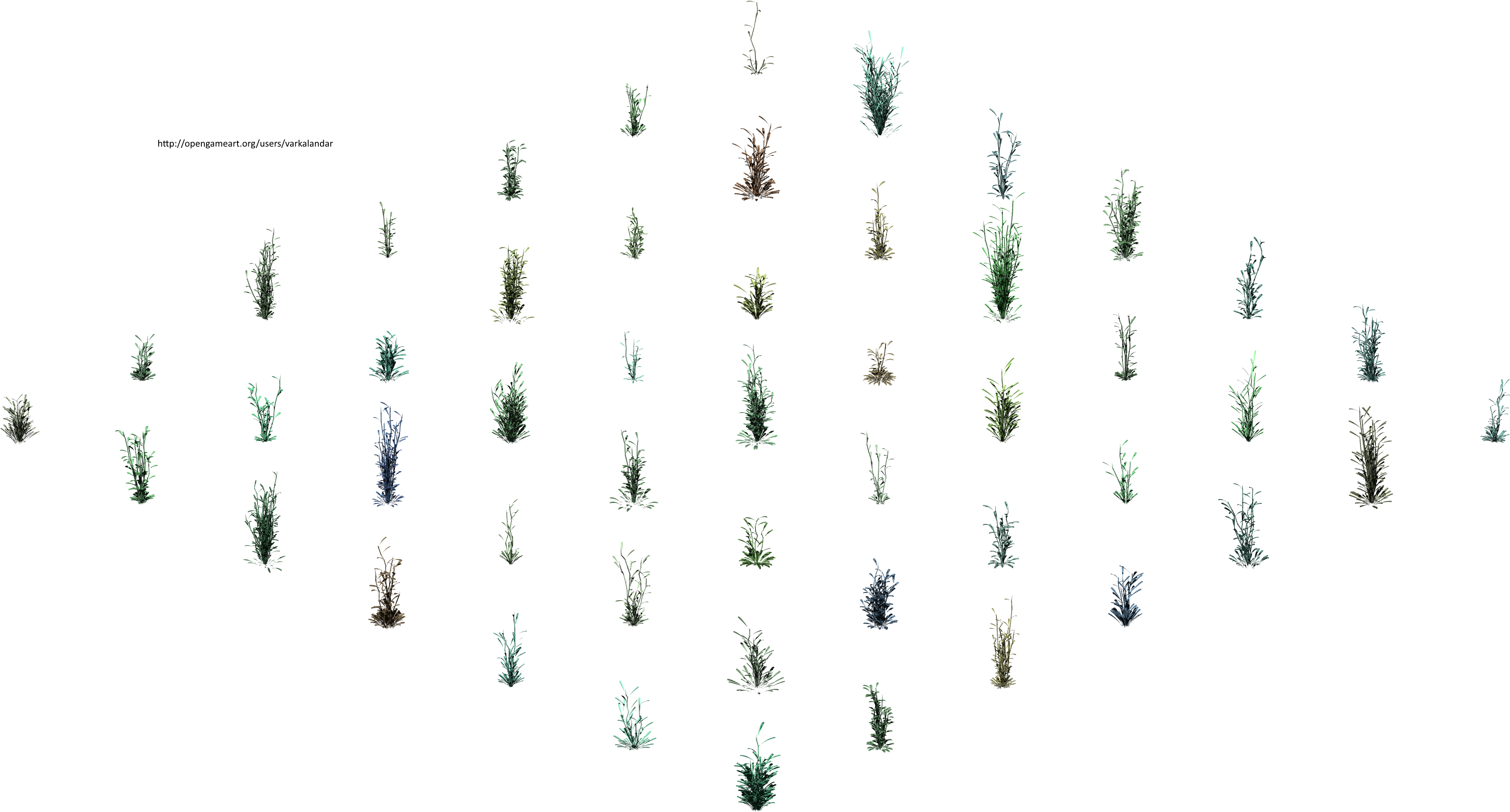 Hjm Grasses 1 Alpha - Tree (4000x2290), Png Download