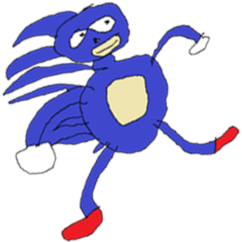 Sanic Sticker - Sanic Transparent (1024x1024), Png Download