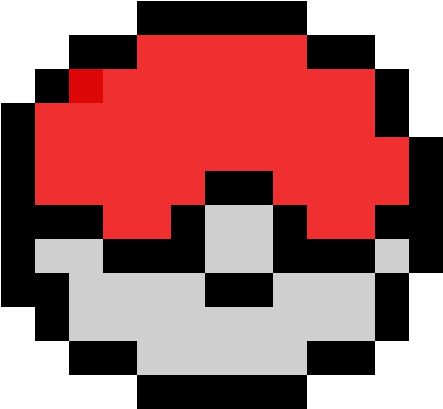 Download Jamies Pixel Pokemon Ball - Pixel Art Pokeball | Transparent ...