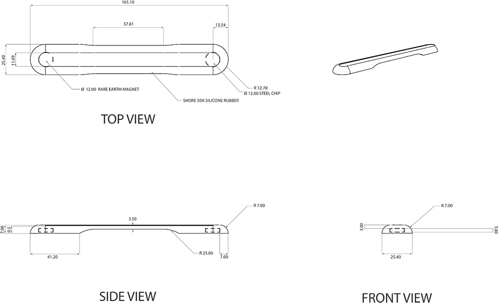 Mag Cloth Specs - Diagram (1000x661), Png Download