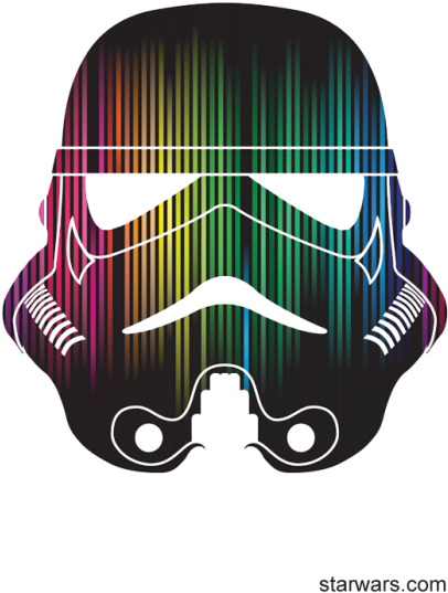 Download Rainbow Stormtrooper - Illustration | Transparent PNG Download ...