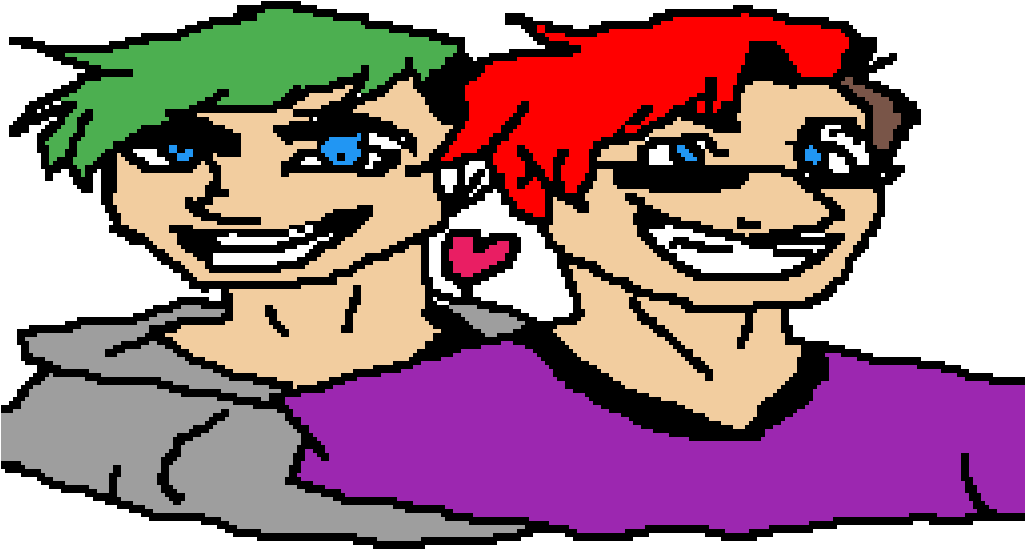 Jack X Mark - Cartoon (1024x576), Png Download