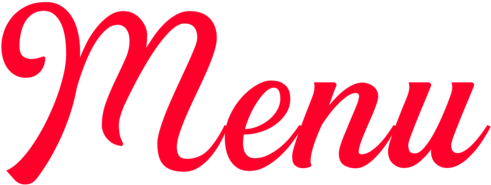 Menu - Calligraphy (1000x374), Png Download