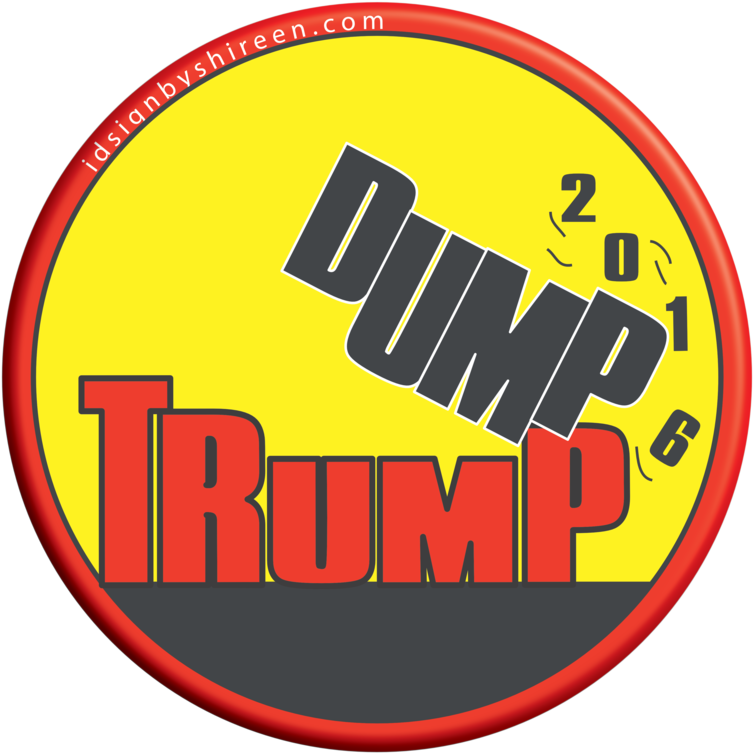 2016 Dump Trump (1000x1000), Png Download